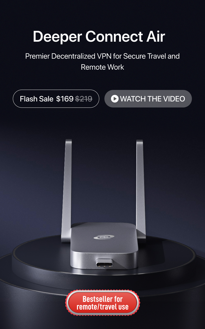 Buy Decentralized VPN/DPN Router Hardware - Deeper Network